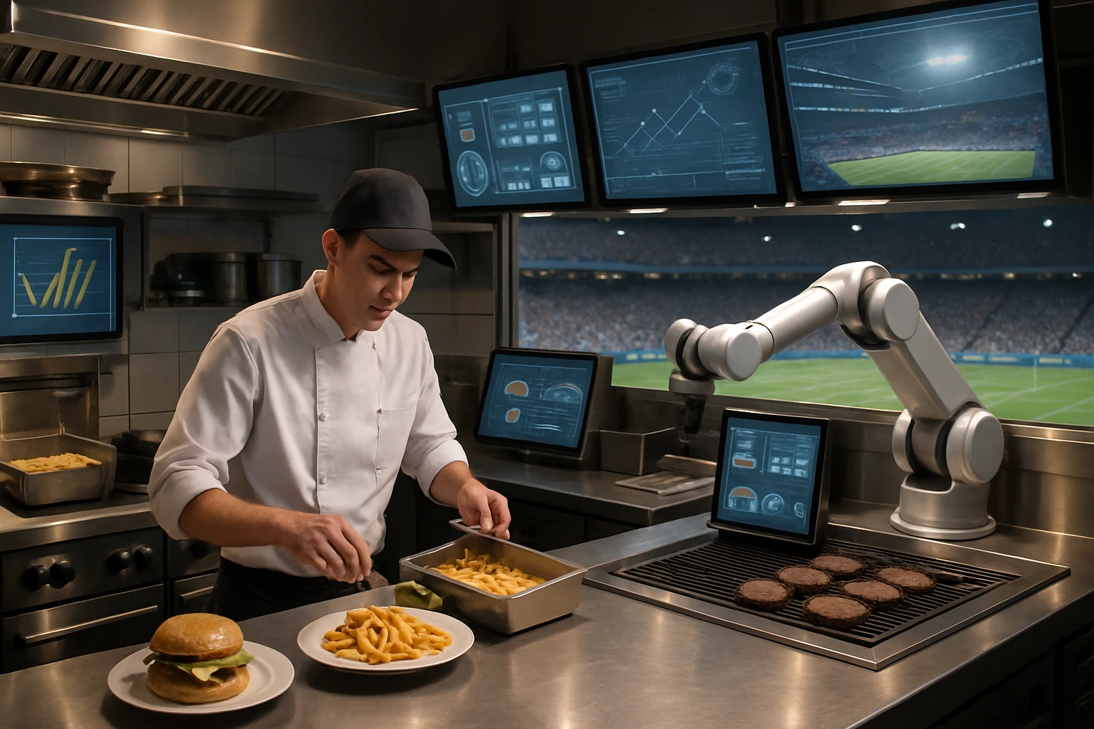 Revolutionizing Stadium Catering with Smart Kitchen Tech | Hospitality ...